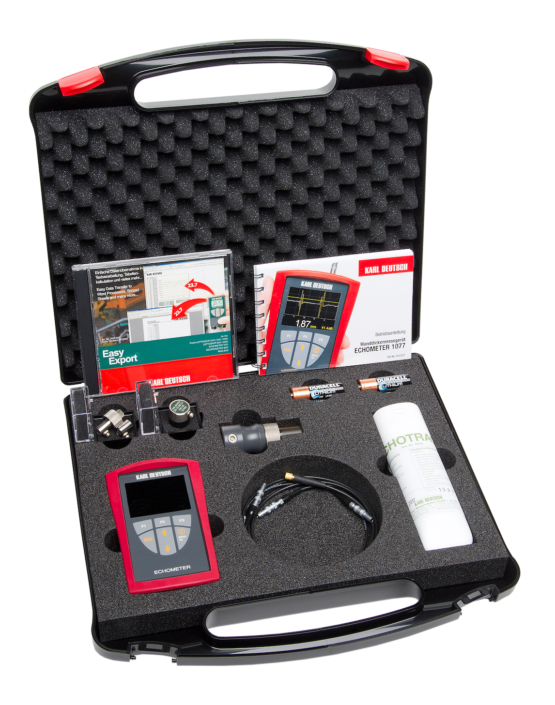 Wanddickenmessgerät ECHOMETER 1077 Data - KARL DEUTSCH Zerstörungsfreie Werkstoffprüfung