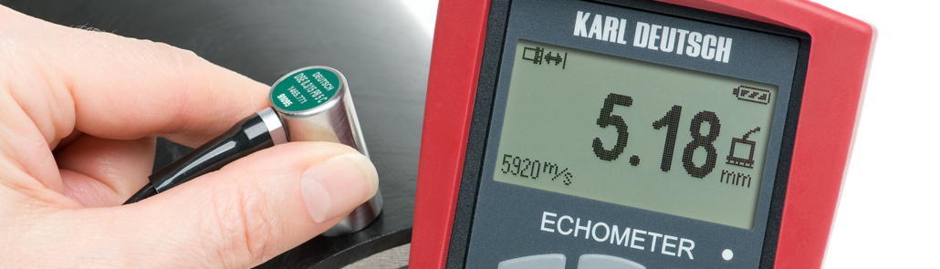 Wall Thickness Gauge ECHOMETER 1076 TC Data - KARL DEUTSCH Zerstörungsfreie Werkstoffprüfung