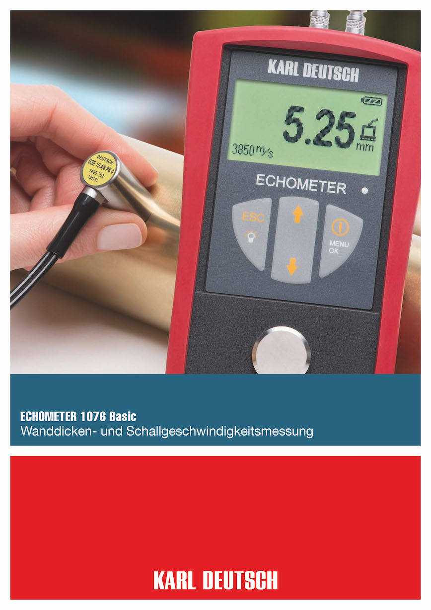 Produktbroschüren - KARL DEUTSCH Zerstörungsfreie Werkstoffprüfung