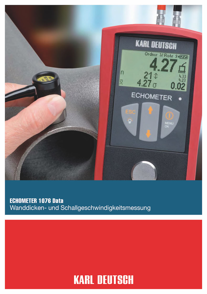Produktbroschüren - KARL DEUTSCH Zerstörungsfreie Werkstoffprüfung
